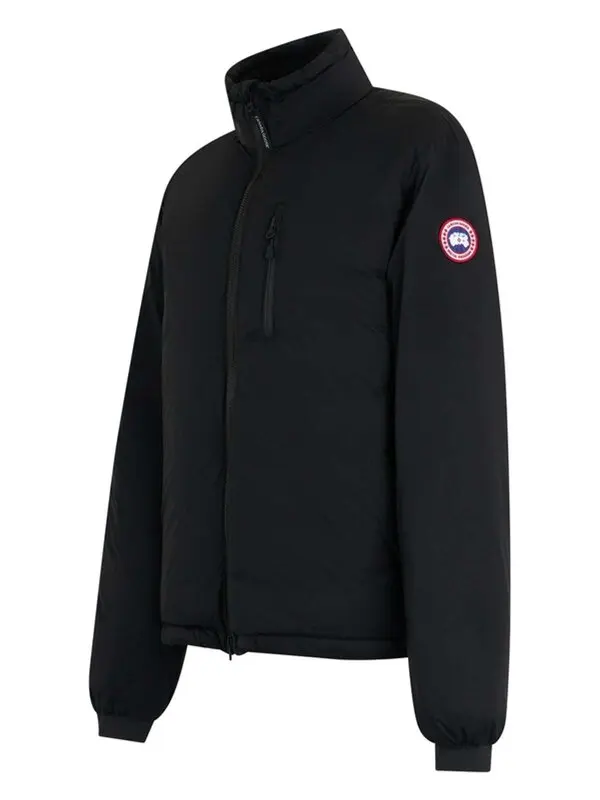 Canada Goose Logo Patch Zip-up Down Jacket