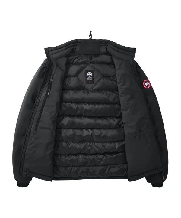 Canada Goose Logo Patch Zip-up Down Jacket