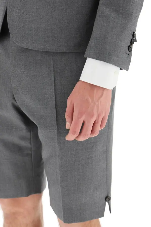 Thom Browne Wool Suit Jacket - Gray