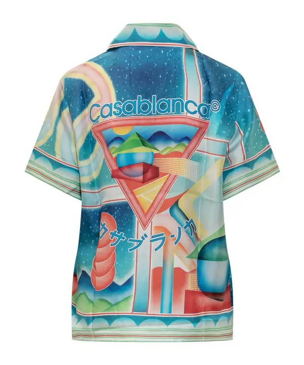 Casablanca Printed Silk Shirt