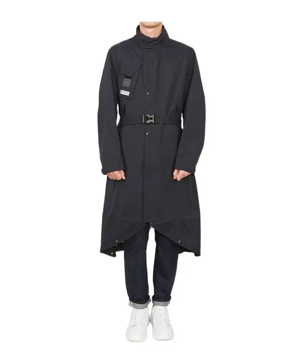 C.P. COMPANY Waterproof Buckle-belt Trench Coat - Black