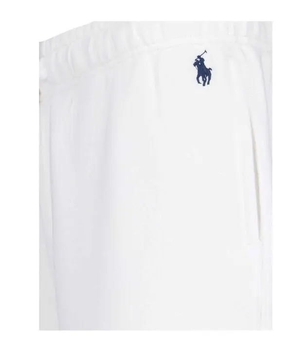 Polo Ralph Lauren Logo Embroidered Drawstring Pants - White