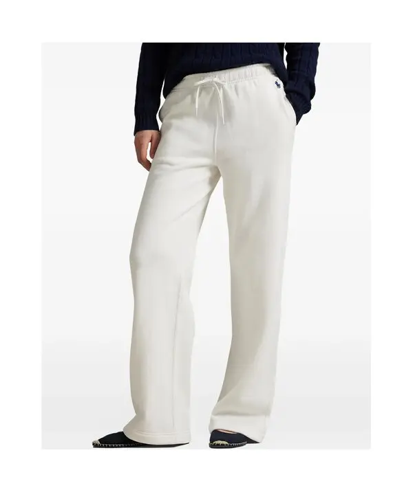 Polo Ralph Lauren Logo Embroidered Drawstring Pants - White