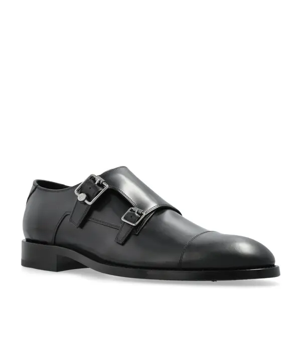 JIMMY CHOO Finnion Monk Strap Derby Shoes