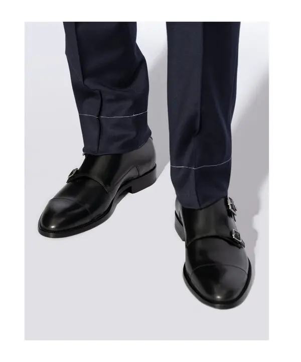 JIMMY CHOO Finnion Monk Strap Derby Shoes