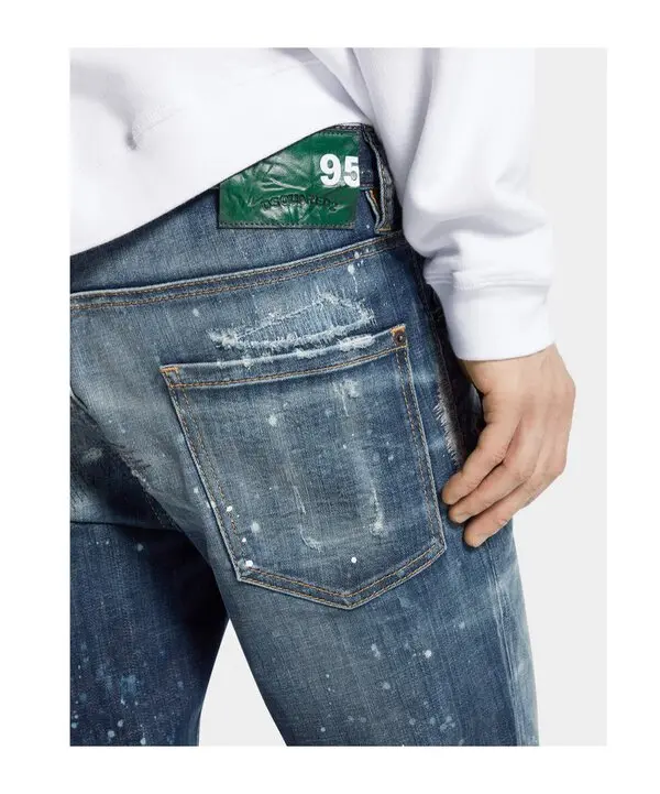 Dsquared2 Cool Guy Jeans With Galaxy Wash - Blue