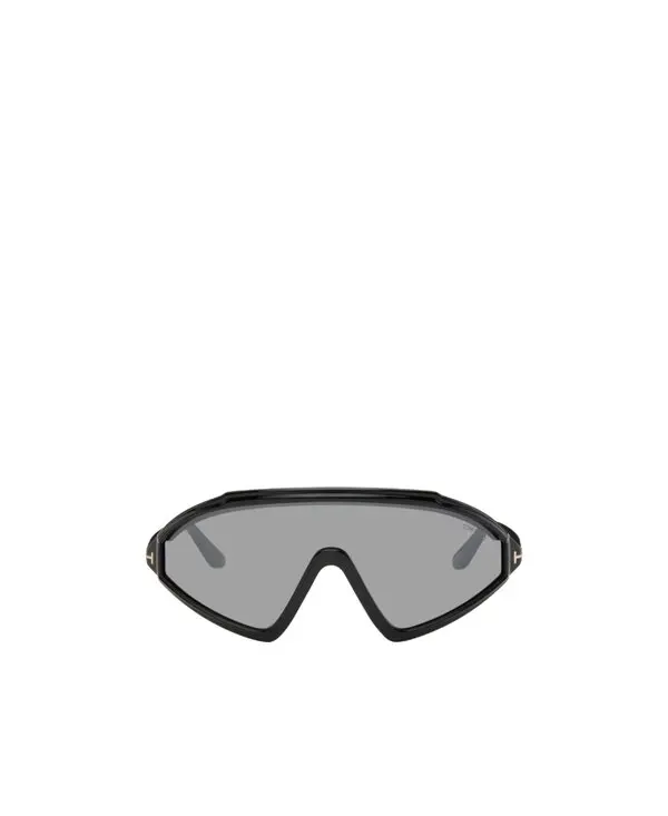TOM FORD Lorna Shield Frame Sunglasses - Gray