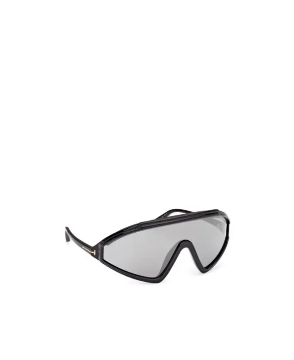 TOM FORD Lorna Shield Frame Sunglasses - Gray