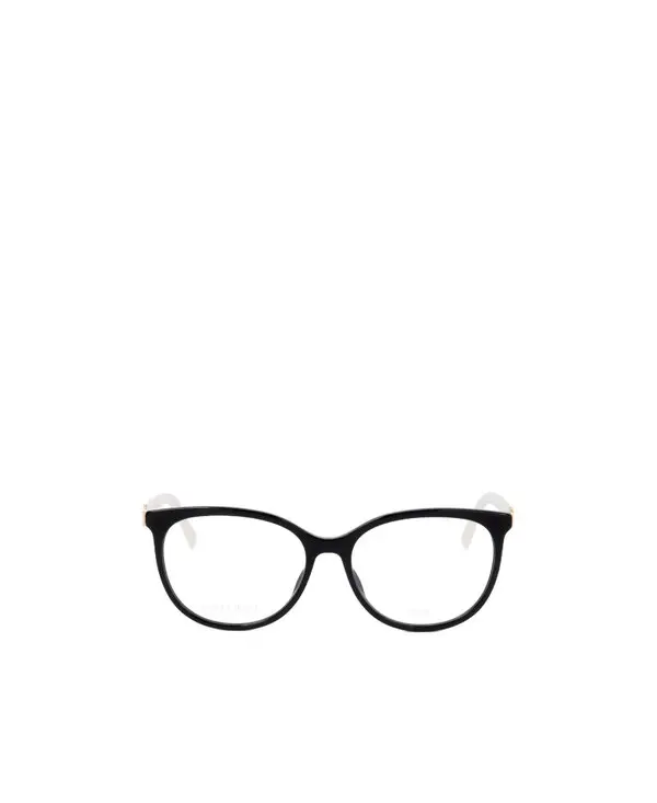 JIMMY CHOO Round Frame Eyeglasses - Black
