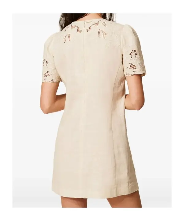 TWINSET Embroidered Mini Dress
