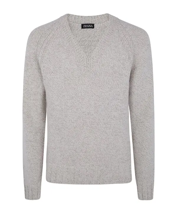 Zegna V-neck Knitted Jumper