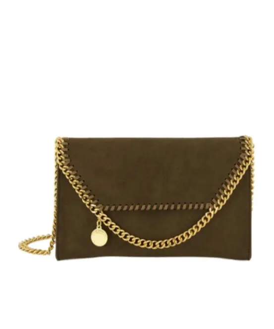 Stella McCartney Falabella Charm Detail Shoulder Bag - Green