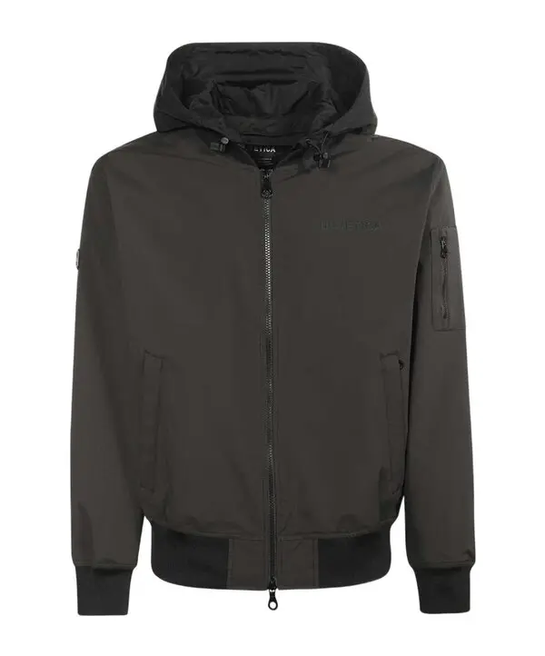 Duvetica Long Sleeve Zip Up Hooded Jacket
