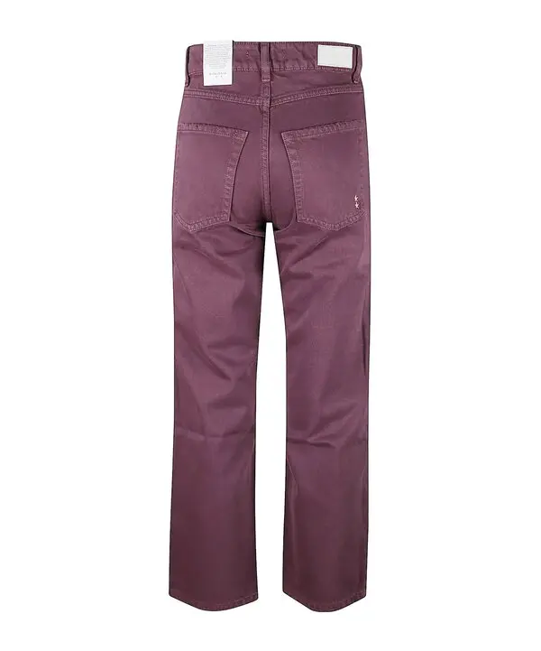 ICON DENIM LOS ANGELES Star Detail Straight-leg Jeans