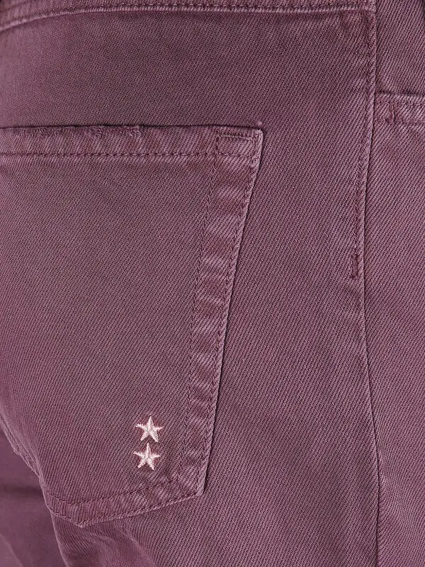 ICON DENIM LOS ANGELES Star Detail Straight-leg Jeans