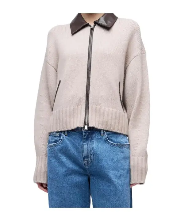 Simkhai High-neck Wool Zip-up Jacket