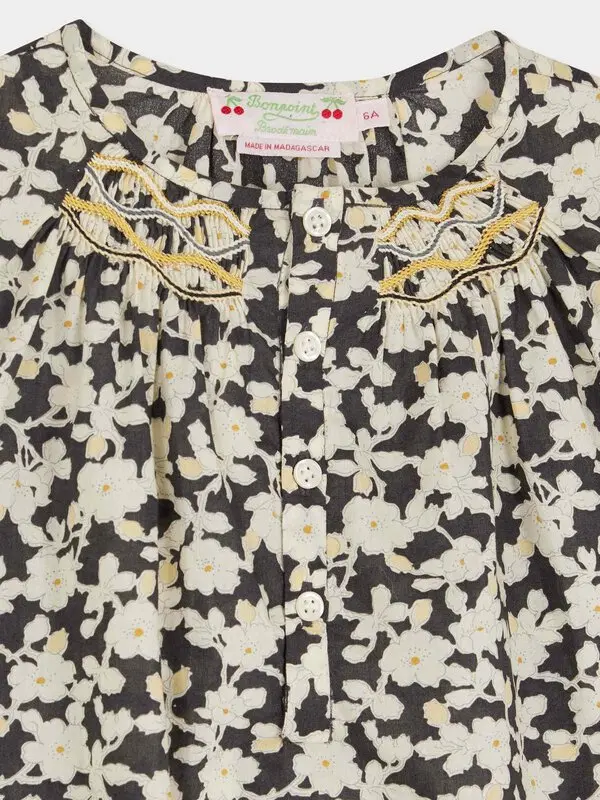 Bonpoint Biancarosa Blouse With Floral Print
