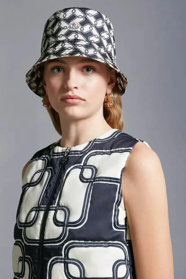 Moncler Patterned Bucket Hat