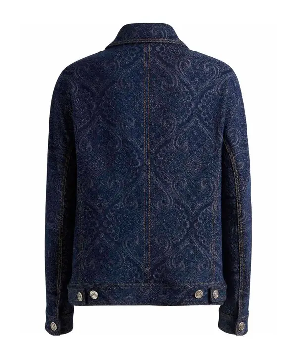 Etro Denim Jacquard Jacket