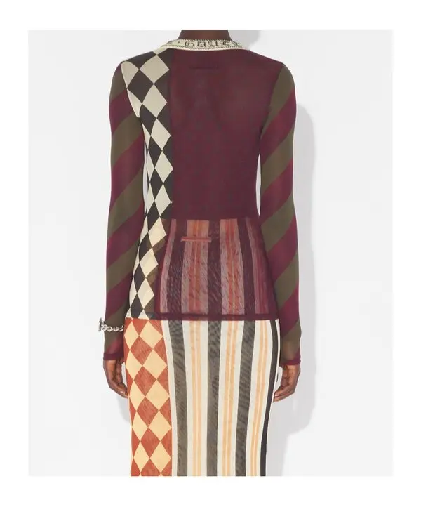 JEAN PAUL GAULTIER Patchwork Long-sleeve Top