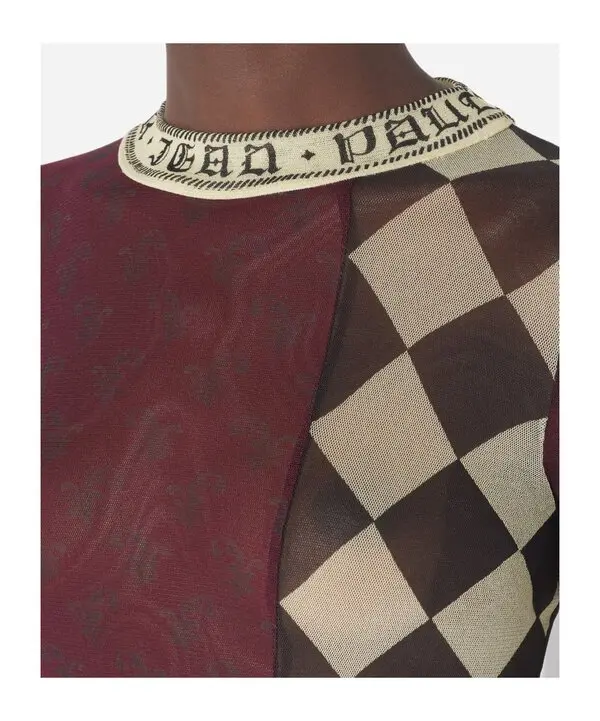 JEAN PAUL GAULTIER Patchwork Long-sleeve Top