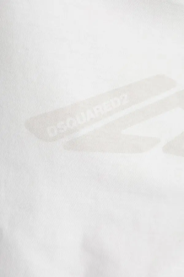 Dsquared2 Logo Print Crewneck T-shirt - White