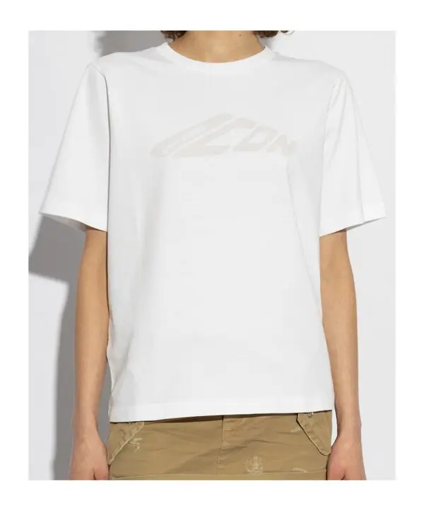 Dsquared2 Logo Print Crewneck T-shirt - White