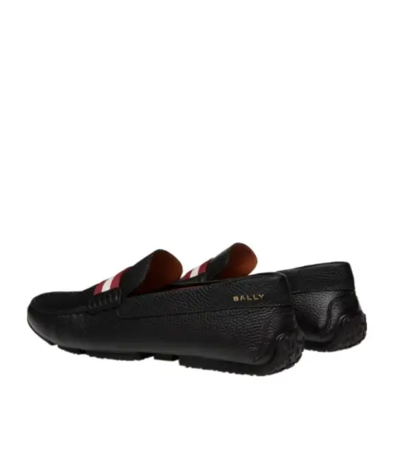 Bally Striped Driving Loafers