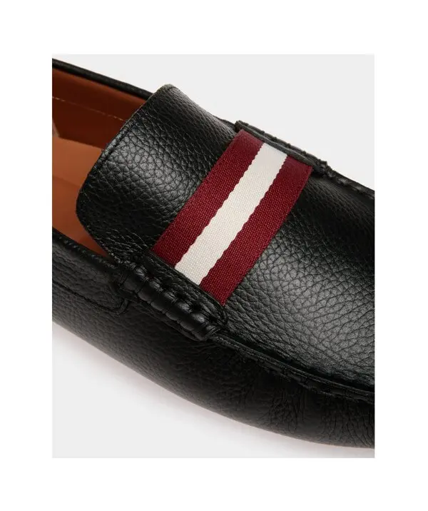 Bally Striped Driving Loafers