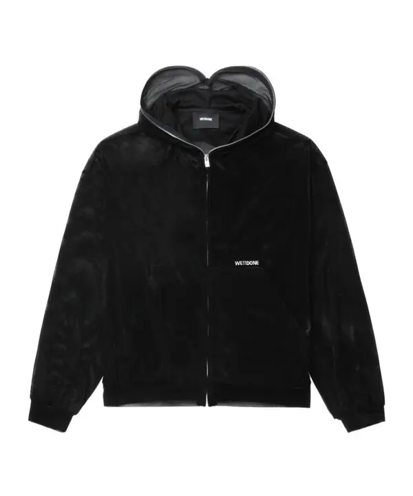 We11Done Embellished Tulle Jacket With Hood - No