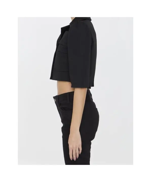 PATOU Single-breasted Cropped Blazer