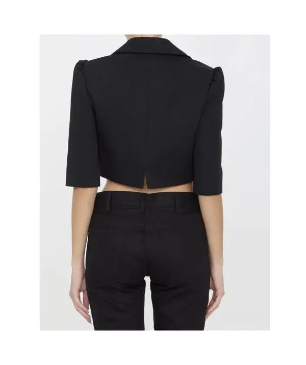 PATOU Single-breasted Cropped Blazer