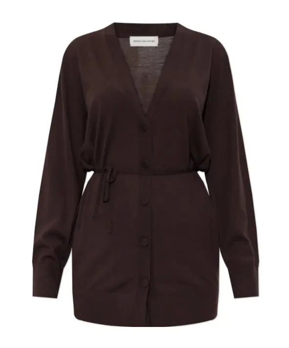 Dries Van Noten V-neck Long-sleeve Cardigan