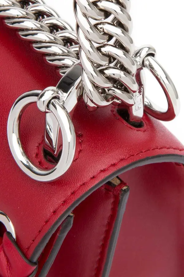 Fendi Kan I Bowknot Calfskin Shoulder Bag