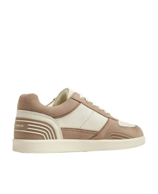 Tory Burch Clover Court Panelled Round Toe Sneakers - Nude