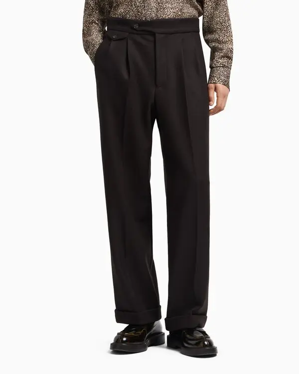 Emporio Armani Pleated Trousers
