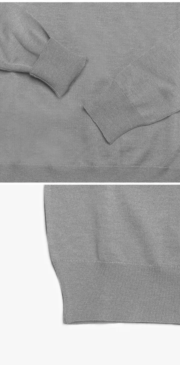 Maison Kitsuné Baby Fox Patch Crewneck Jumper - Gray