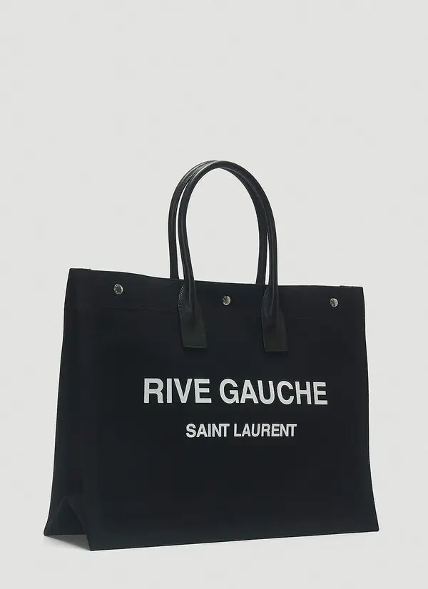 Saint Laurent Rive Gauche Tote Bag - Black