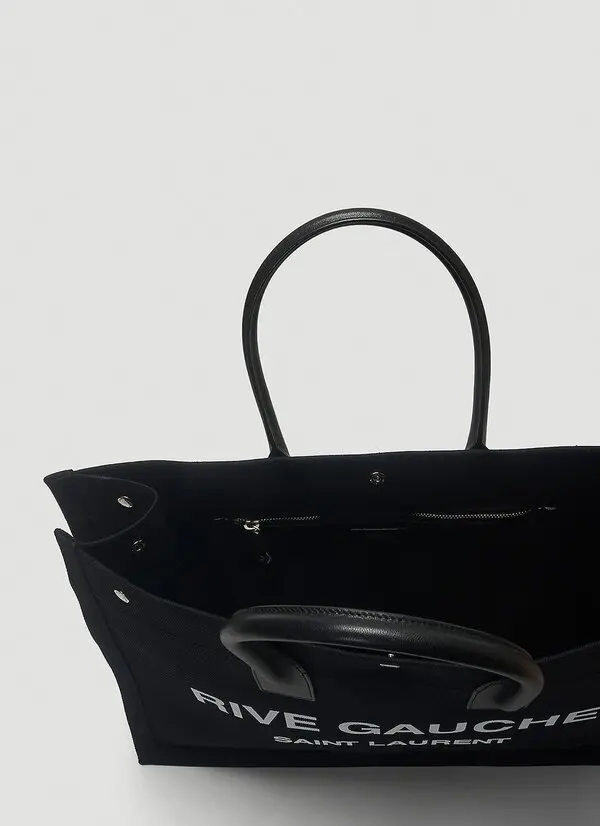 Saint Laurent Rive Gauche Tote Bag - Black