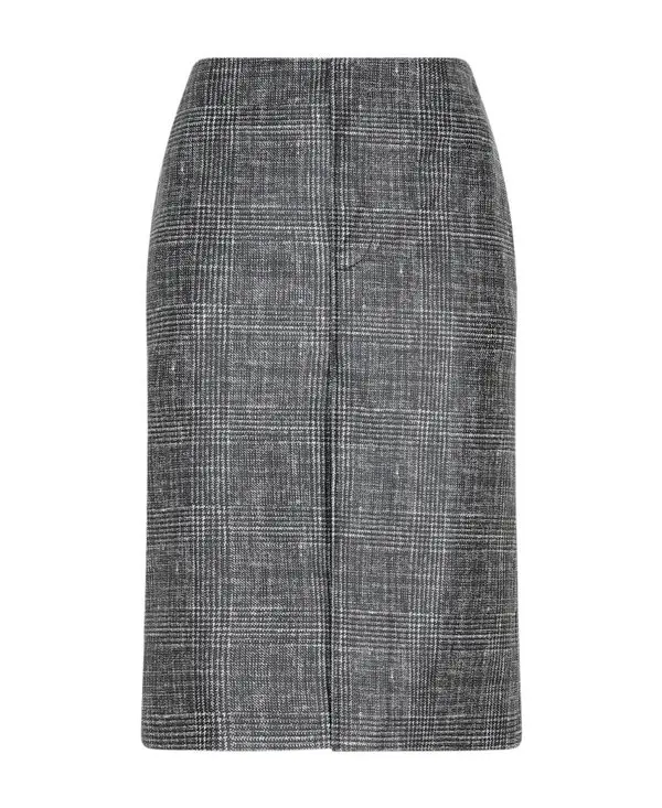 Bottega Veneta Printed Leather Midi Skirt