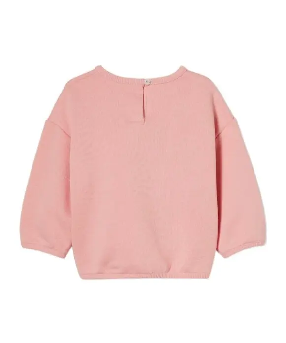 Gucci Cotton Sweatshirt With Train And Bear Print
