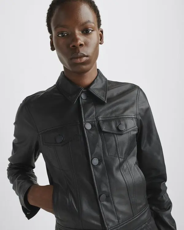 RAG  BONE Rag & Bone Leather Jacket