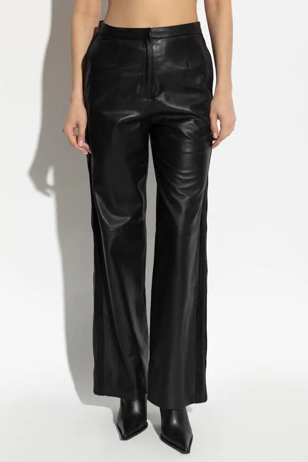 IRO PARIS Straight Leather Pants