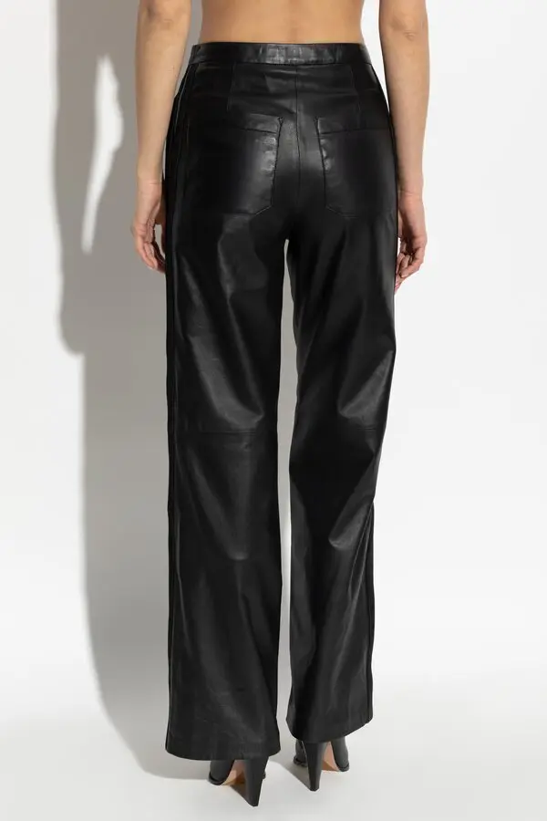 IRO PARIS Straight Leather Pants