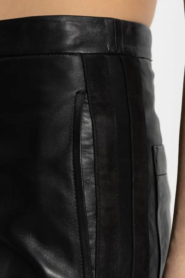 IRO PARIS Straight Leather Pants