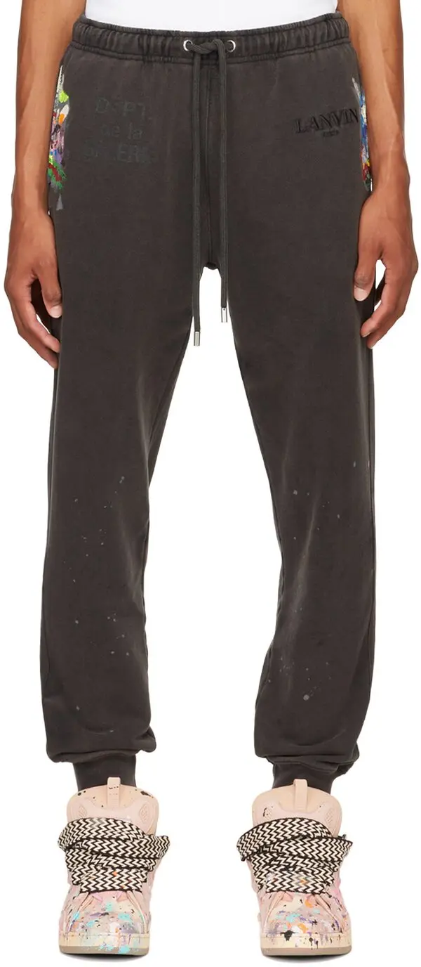 LANVIN Gallery Dept. X Logo Sweatpants