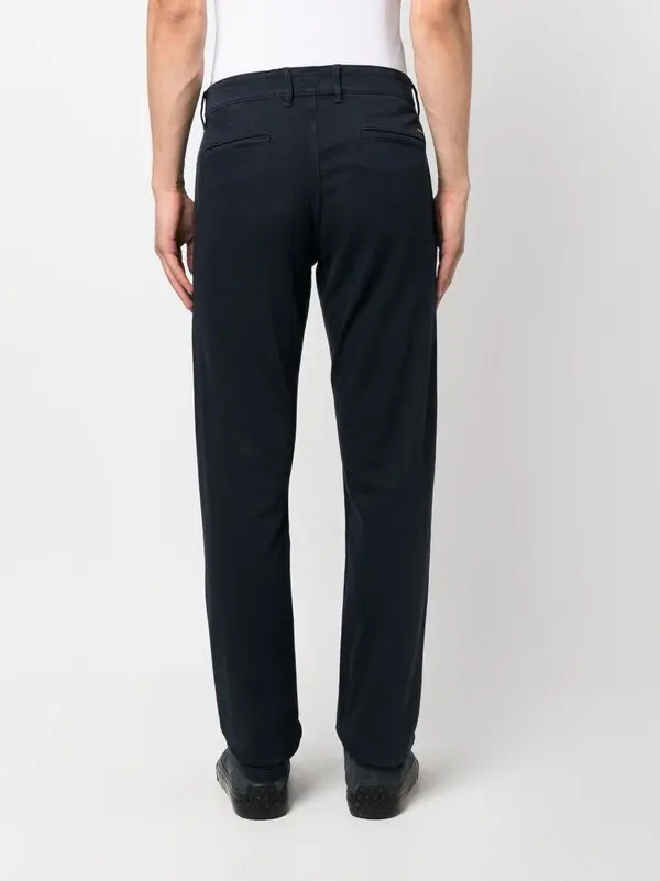Hugo Boss Mid-rise Tapered-leg Trousers - Black