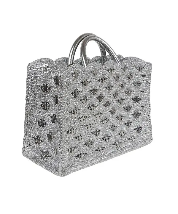 Rabanne 1969 Large Tote Bag - Gray