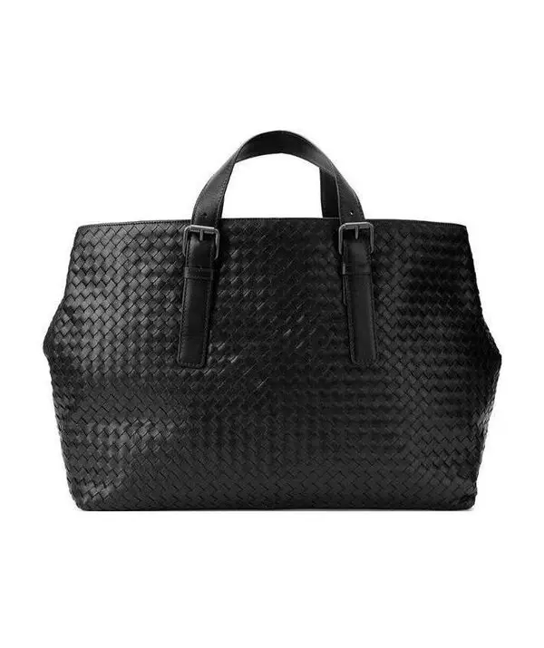 Bottega Veneta Knitted Handbag - Black