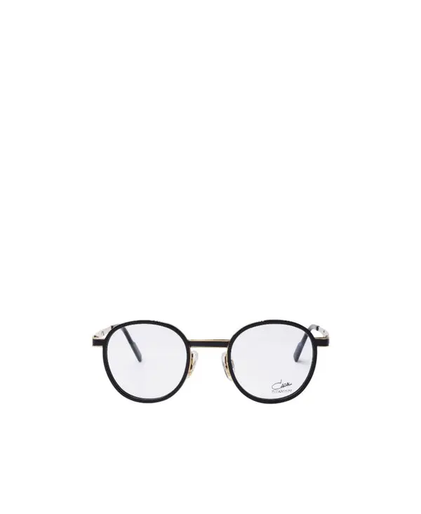 Cazal Round Frame Eyeglasses - White